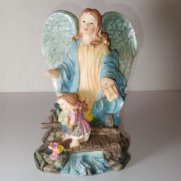 Accents | Guardian Angel Overlooking Two Children On Bridge | Poshmark
